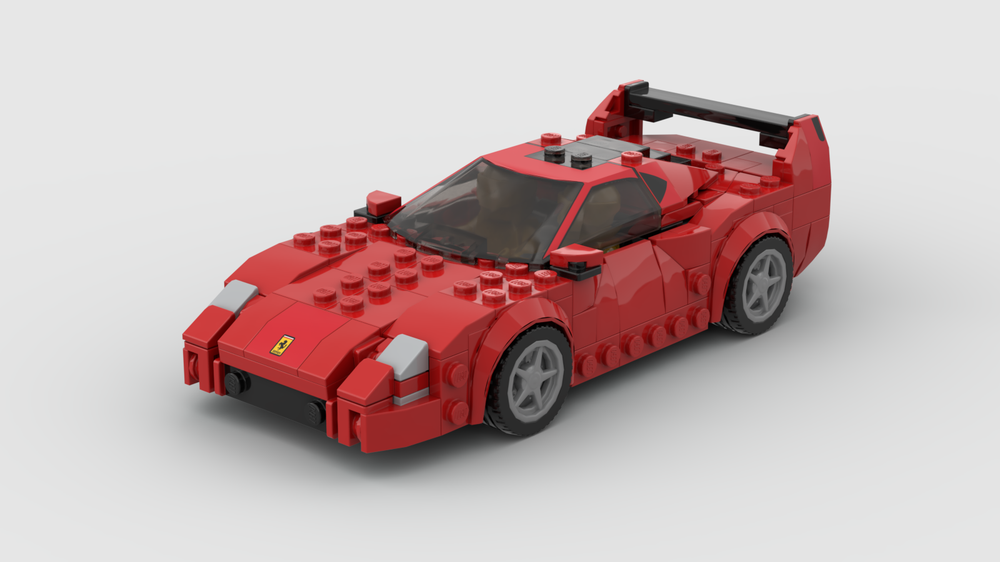 LEGO MOC 76895 F40 Redefined by Schwimpy | Rebrickable - Build with LEGO