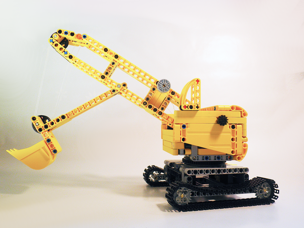 LEGO MOC Rope Shovel Excavator by The0 | Rebrickable - Build with LEGO