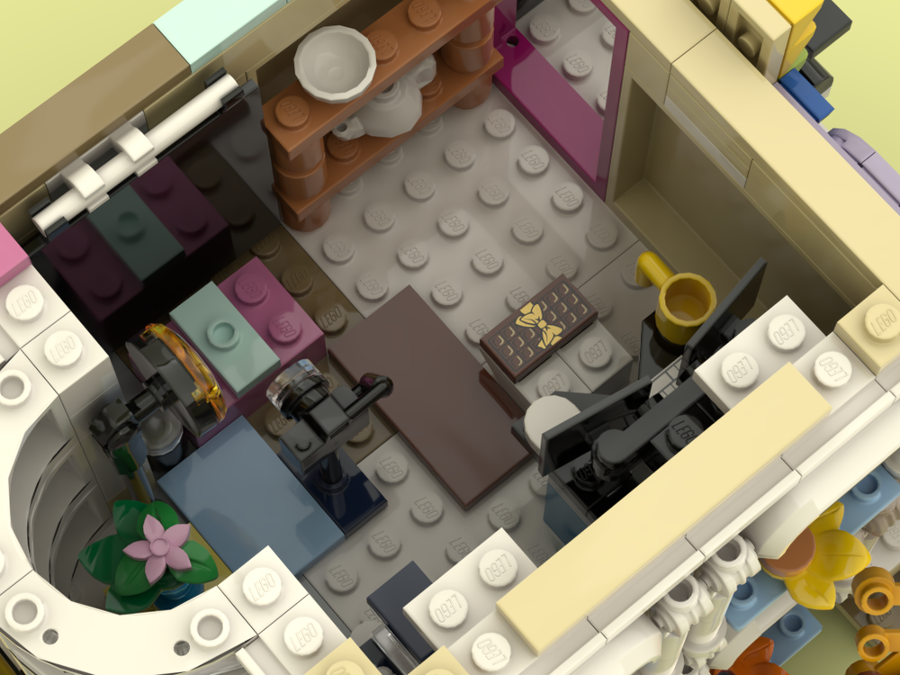 Lego Moc Art School Corner Alternate Build Of Set 41711 By Brick