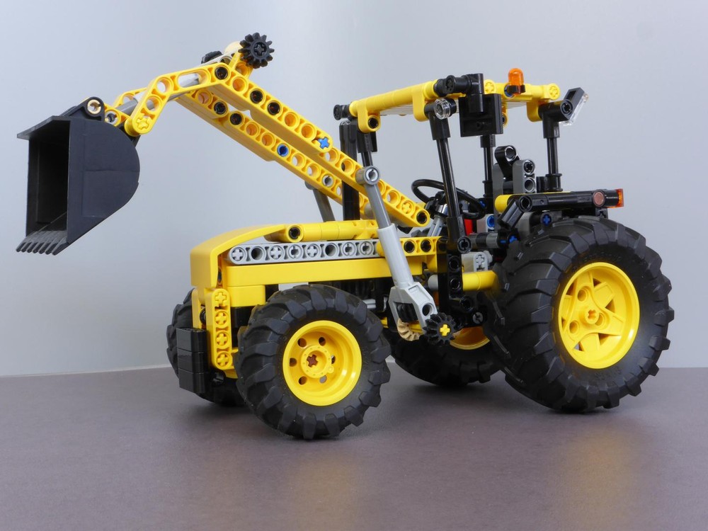 LEGO MOC Tractor Loader by GerritvdG | Rebrickable - Build with LEGO