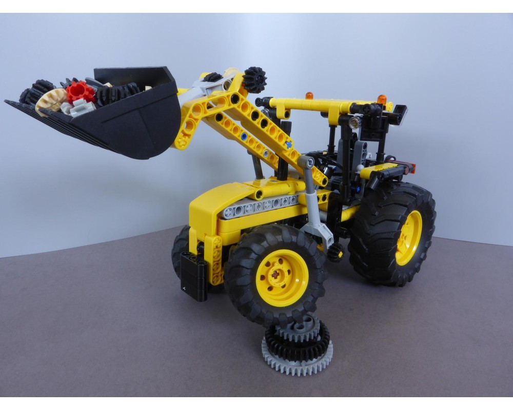 LEGO MOC Tractor Loader by GerritvdG | Rebrickable - Build with LEGO
