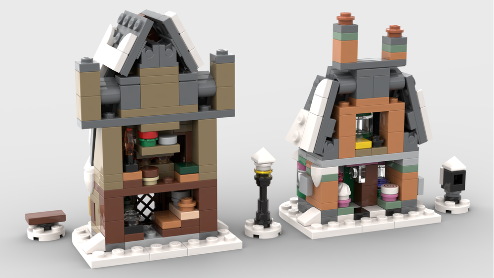 LEGO MOC Mini 76388 Hogsmeade Village Visit by christromans | Rebrickable - Build with LEGO