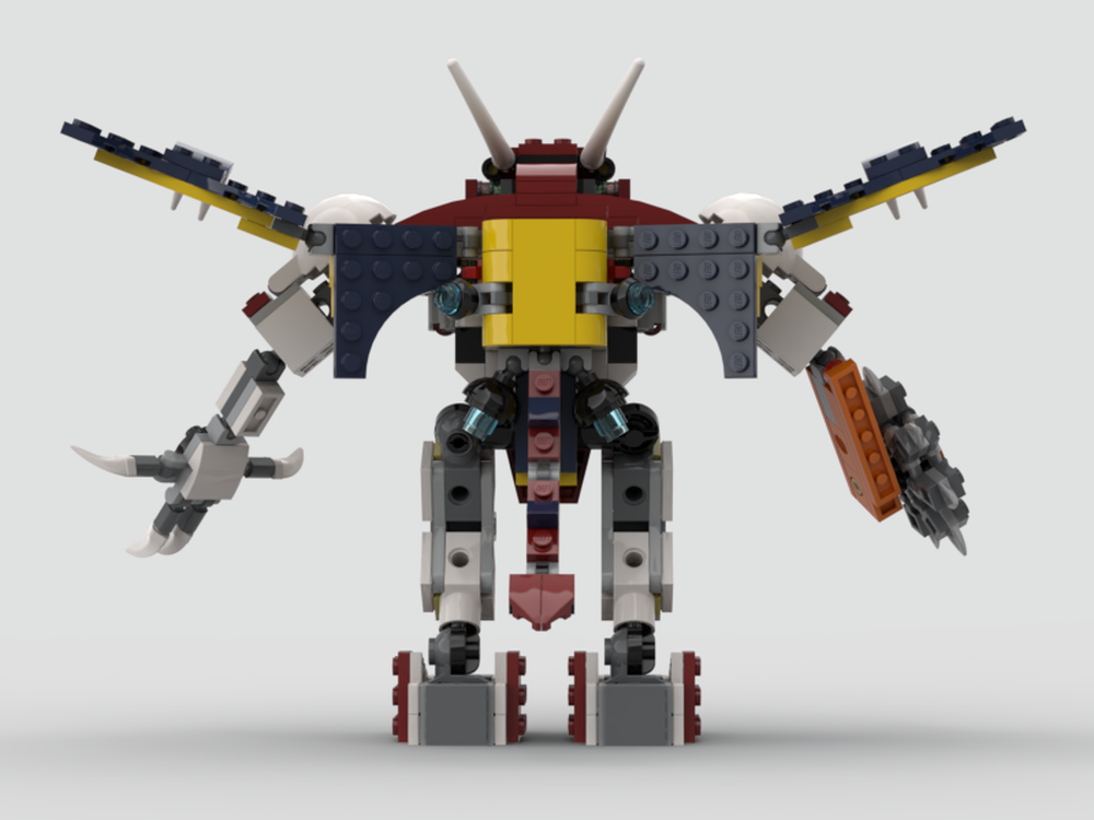 Lego Moc Dragon Mech By Ace209 Rebrickable Build With Lego