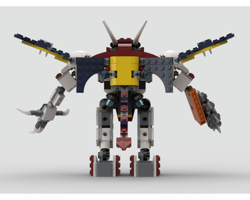 Lego Moc Dragon Mech By Ace209 Rebrickable Build With Lego