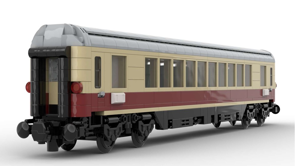 Lego Moc Rheingold Passenger Car By Brickdesignedgermany Rebrickable