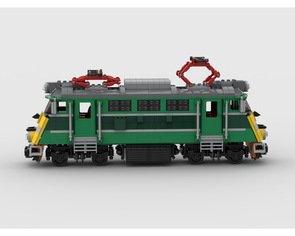 Lego Moc Ep 07 Locomotive By Symbioza Rebrickable Build With Lego