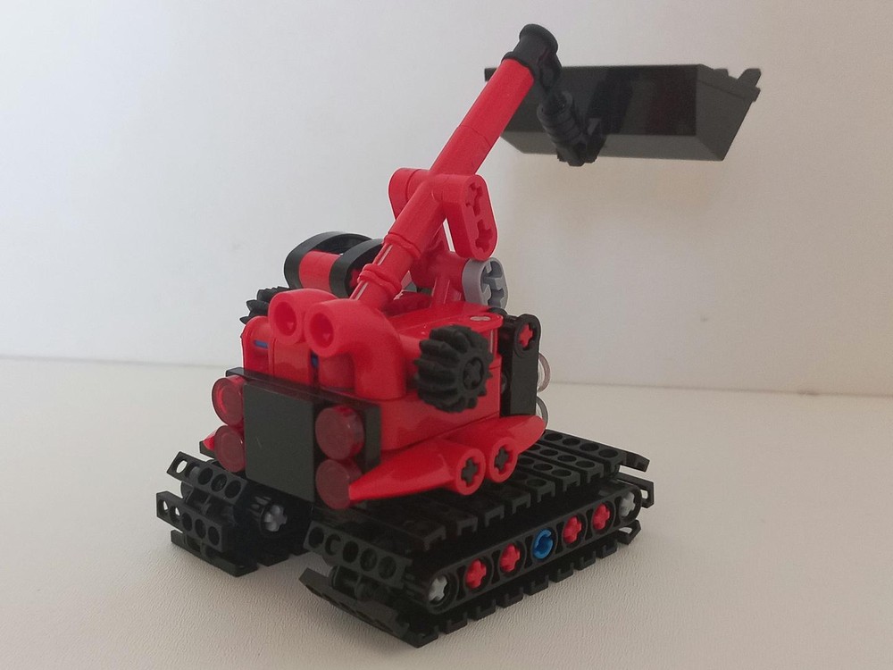 Lego Moc Mini Excavator Мини экскаватор By Ltfk Rebrickable