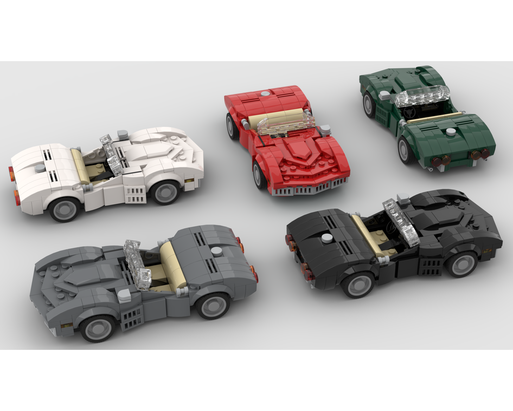 LEGO MOC Corvette C3 - Stingray Convertible by chichikb | Rebrickable ...