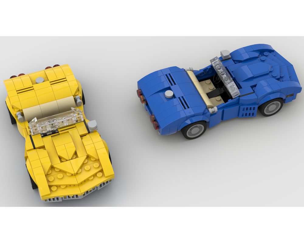 LEGO MOC Corvette C3 - Stingray Convertible by chichikb | Rebrickable ...