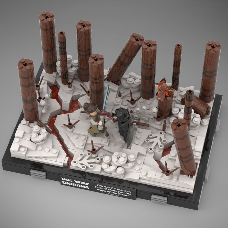 LEGO MOC Duel on Starkiller Base (Diorama Collection - Episode 7) by ...