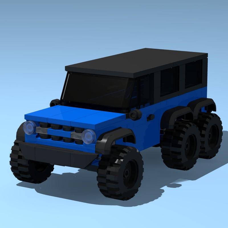 LEGO MOC 2021 Ford Bronco Wildtrak 2 Door 6x6 (Blue) by EnzoBricks ...
