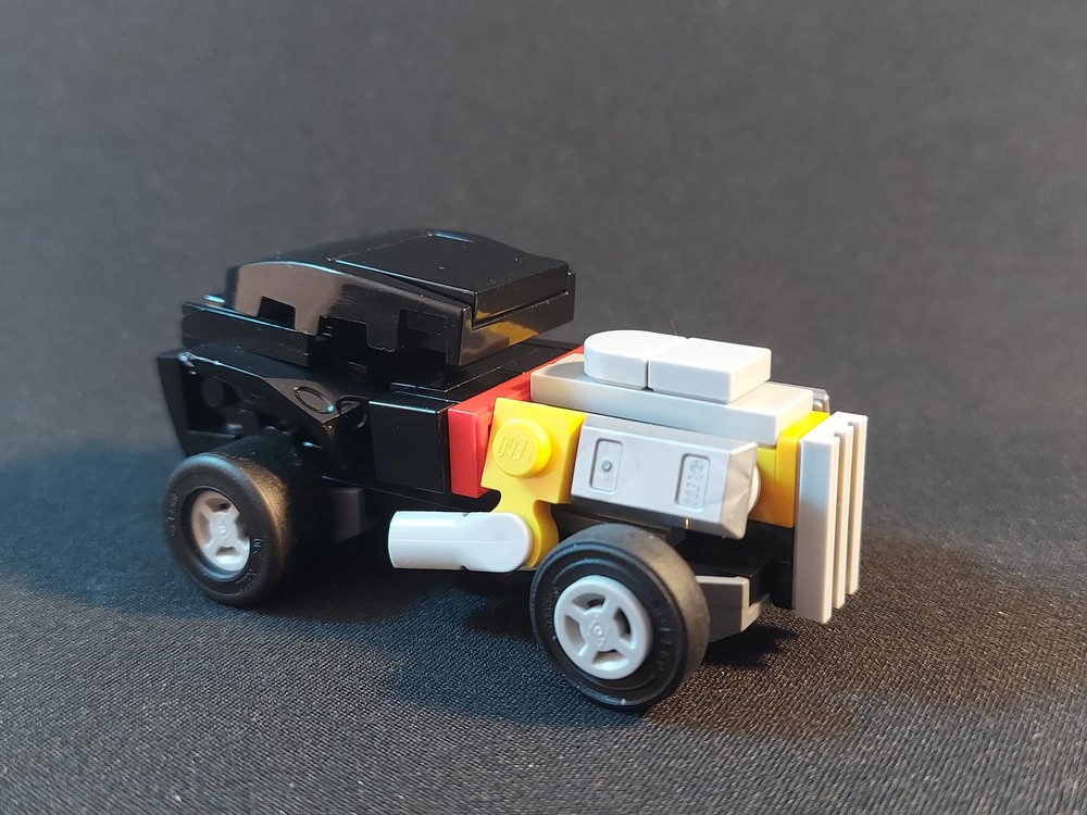 LEGO MOC Mini Hot Rod by DudPR | Rebrickable - Build with LEGO