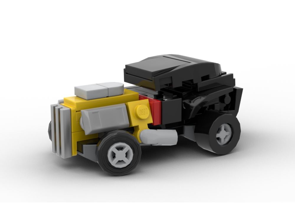 LEGO MOC Mini Hot Rod by DudPR | Rebrickable - Build with LEGO