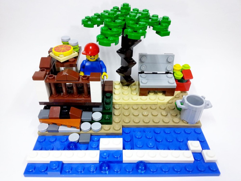 LEGO MOC Beach by jncraton | Rebrickable - Build with LEGO