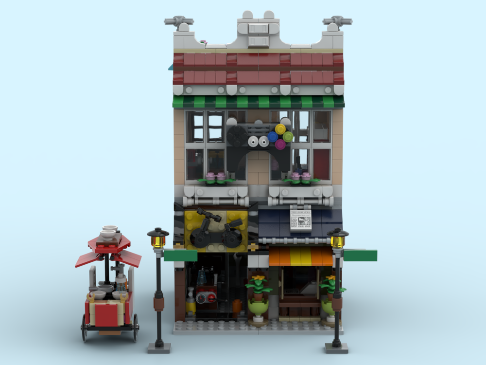 LEGO MOC Arcade & Bike Repair Shop by Brick Artisan | Rebrickable ...