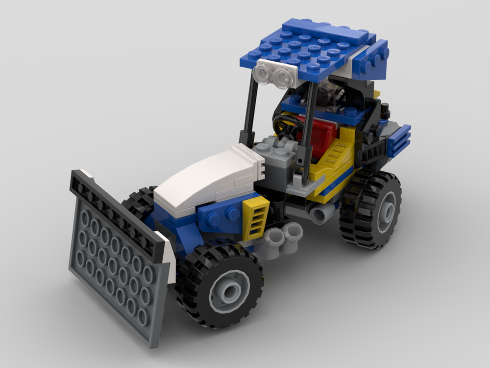 Lego Moc 31087 Articulated Tractor By Klintisztvud Rebrickable