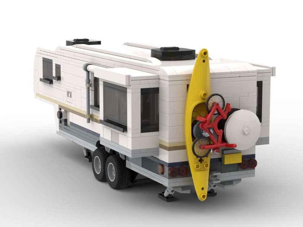 LEGO MOC Toy Tundra and Fifth Wheel Camper by IBrickedItUp ...