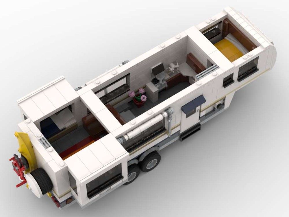 LEGO MOC Toy Tundra and Fifth Wheel Camper by IBrickedItUp ...