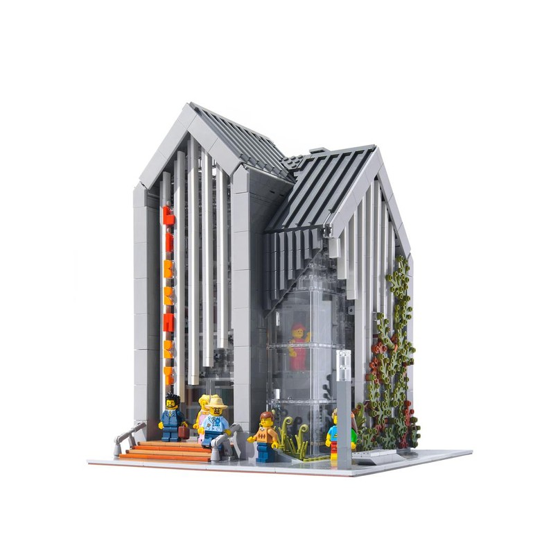 LEGO MOC Modern Library by BrickAtive | Rebrickable - Build with LEGO