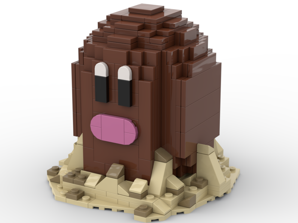 LEGO MOC Pokemon Diglett by Jedi Plb | Rebrickable - Build with LEGO
