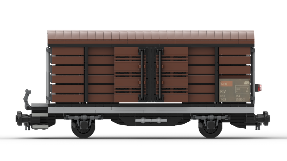LEGO MOC Boxcar/ Goods wagon Hbi by KJViktor | Rebrickable - Build with ...