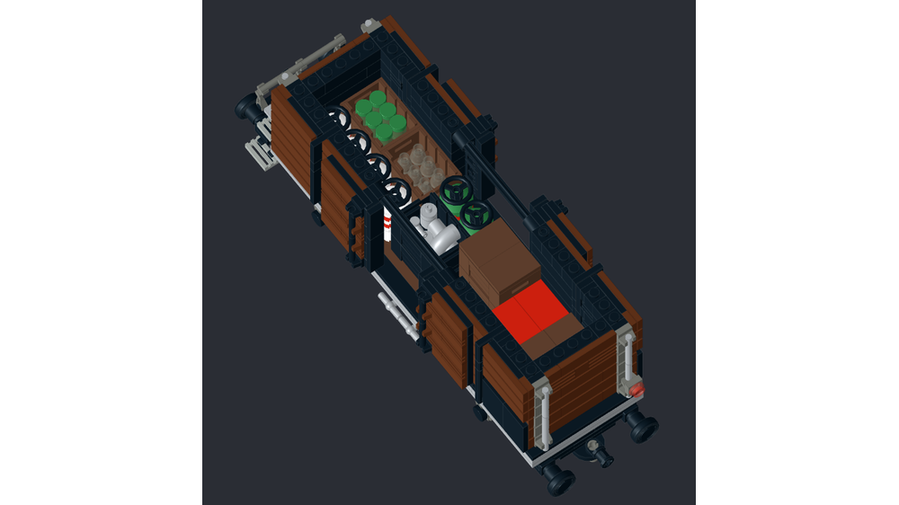 LEGO MOC Boxcar/ Goods wagon Hbi by KJViktor | Rebrickable - Build with ...