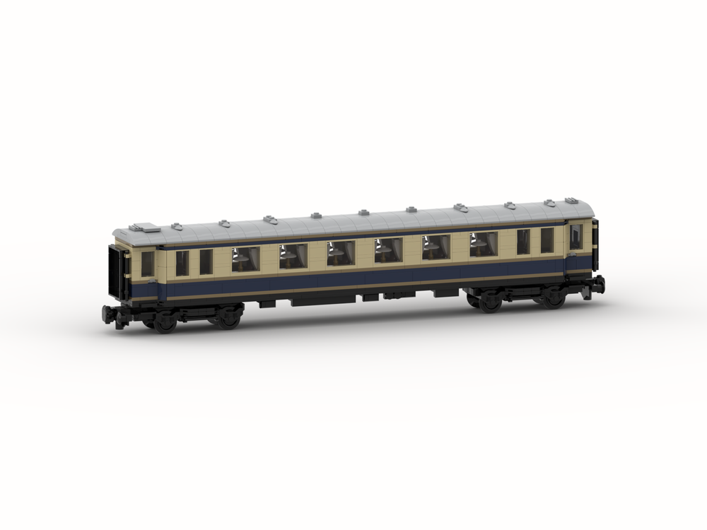 LEGO MOC Historical Rheingold (1928) 1st Class Passenger Coach (8w) by ...