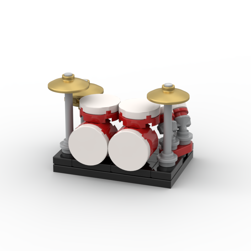 LEGO MOC Double Bass Drum Kit by Rebel.Punk | Rebrickable - Build with LEGO