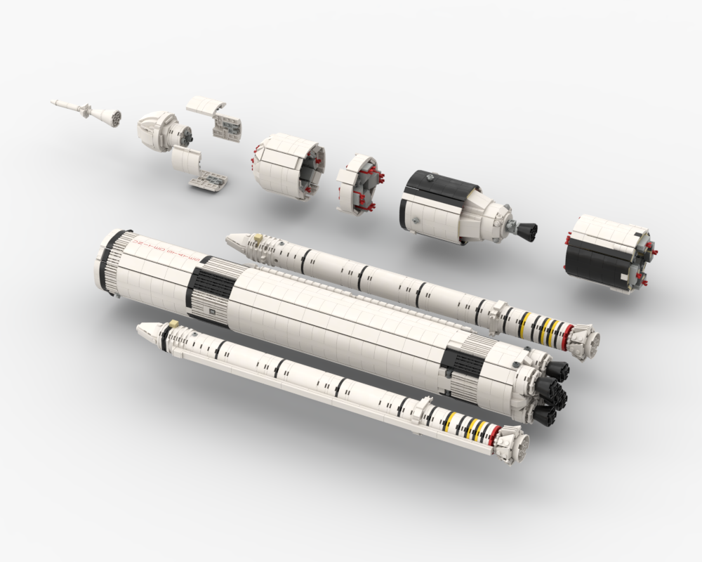 LEGO MOC NASA Space Launch System - 2011 concept (SLS) (1:110 scale) by ...