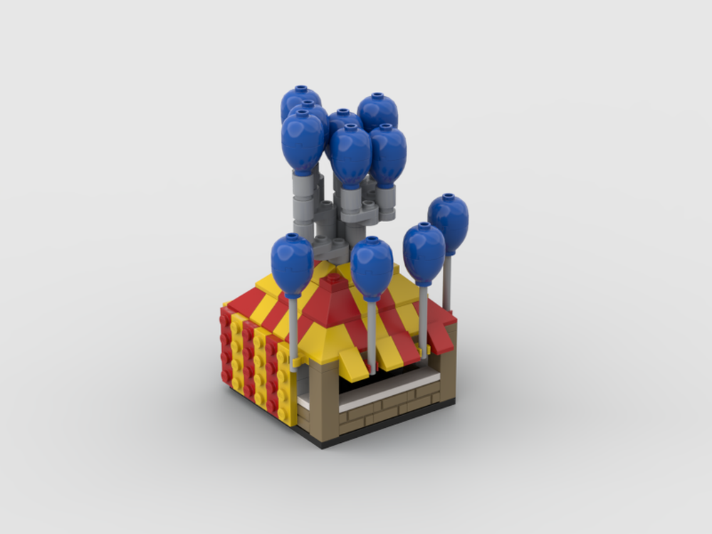 LEGO MOC MOC - Balloon Stall RCT2 by limeoz46 | Rebrickable - Build ...