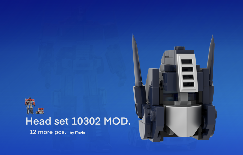 LEGO MOC-114172 Head 10302 MOD by iTavix | Rebrickable - Build with LEGO