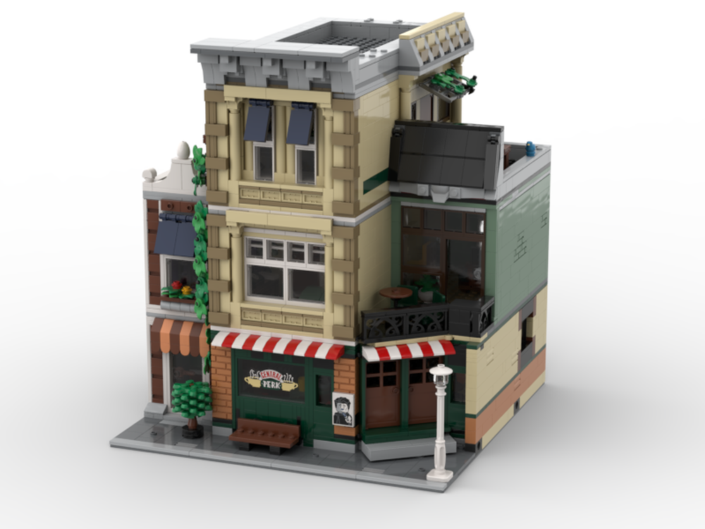 LEGO MOC Modular Central Perk by Legofan21 | Rebrickable - Build with LEGO