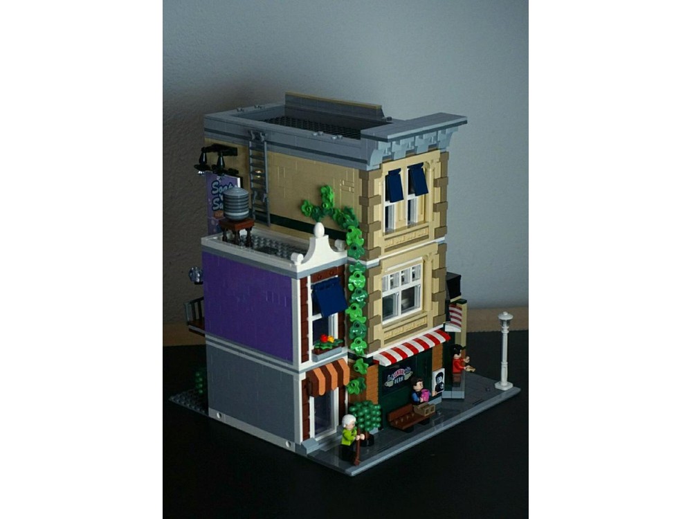 Lego Moc Modular Central Perk By Legofan21 Rebrickable Build With Lego