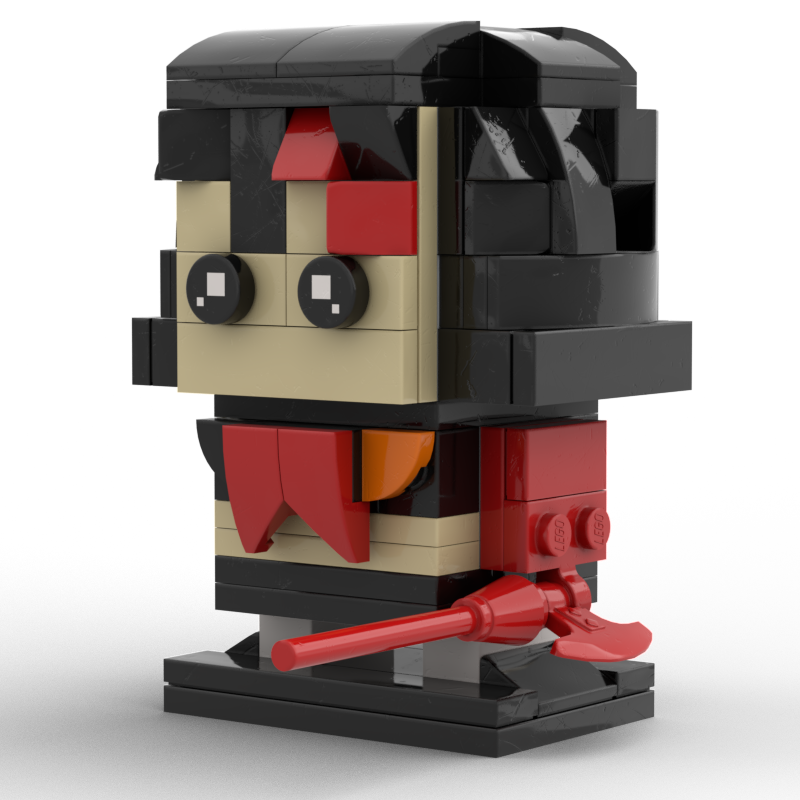 LEGO MOC Ryuko Brickheadz by Fil_94 | Rebrickable - Build with LEGO