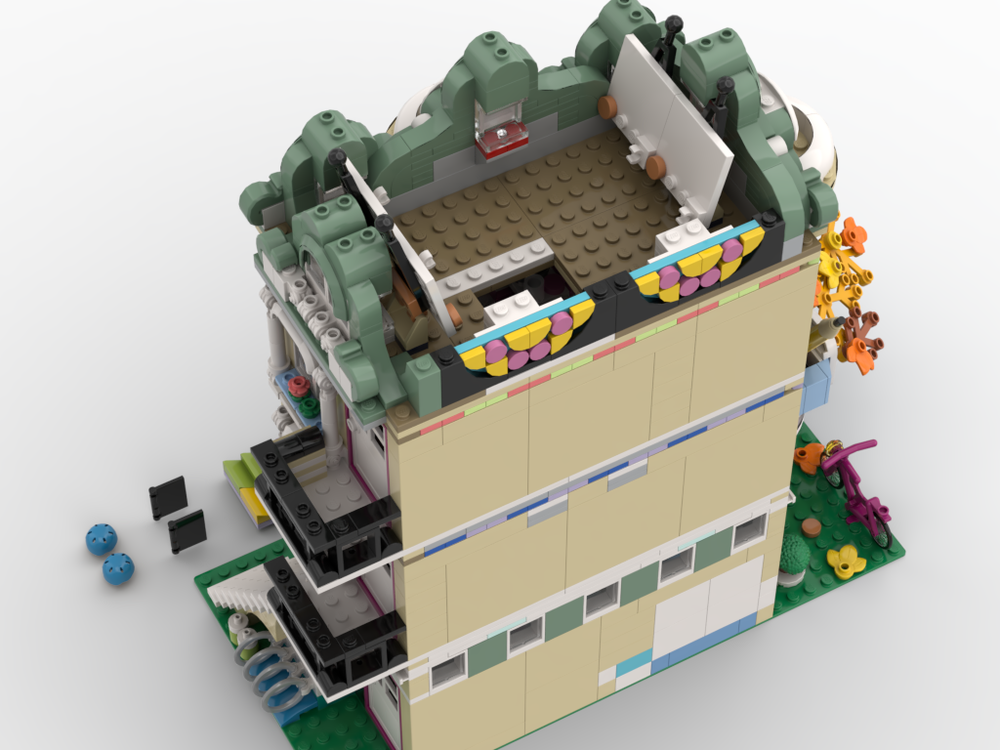 Lego Moc Emmas Art School Corner By Brick Artisan Rebrickable