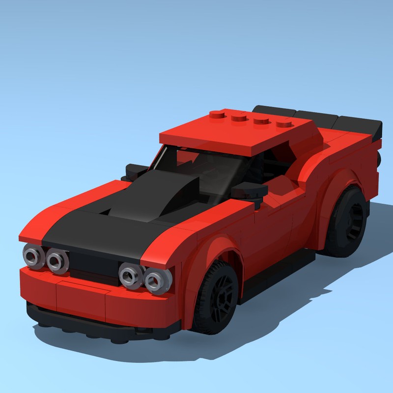 LEGO MOC Dodge Challenger Srt Demon Drag Racing Mod by EnzoBricks ...