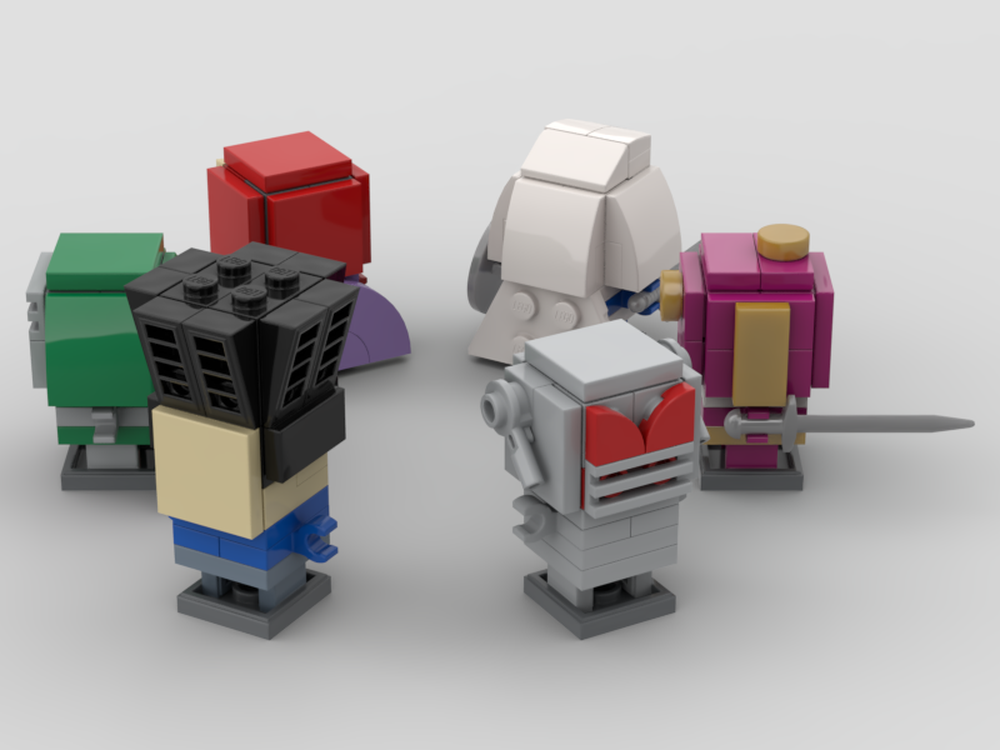 Lego Moc Mini Brickheadz Old School Marvel Vilains By Thierry
