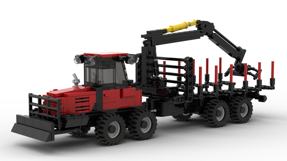 LEGO MOC Komatsu Forwarder by Yellow.LXF | Rebrickable - Build with LEGO