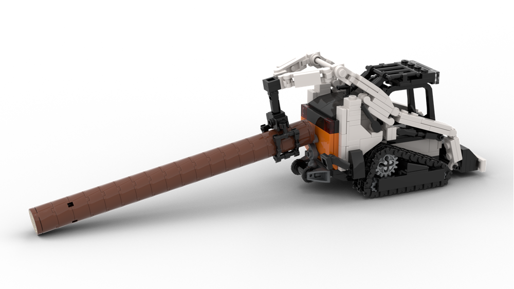 LEGO MOC Bobcat Skid Steer Forestry Edition by Yellow.LXF | Rebrickable ...