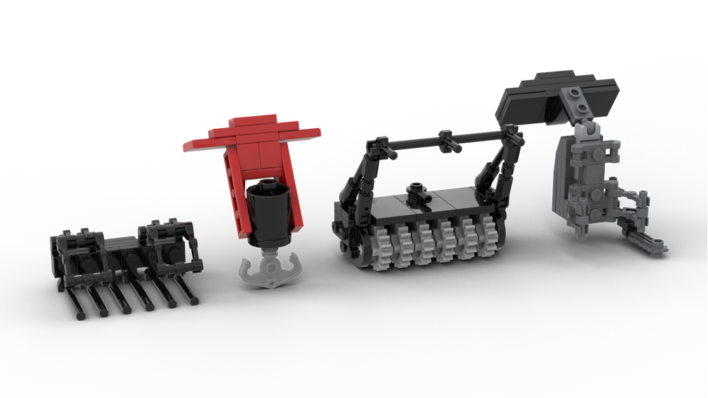 LEGO MOC Bobcat Skid Steer Forestry Edition by Yellow.LXF | Rebrickable ...