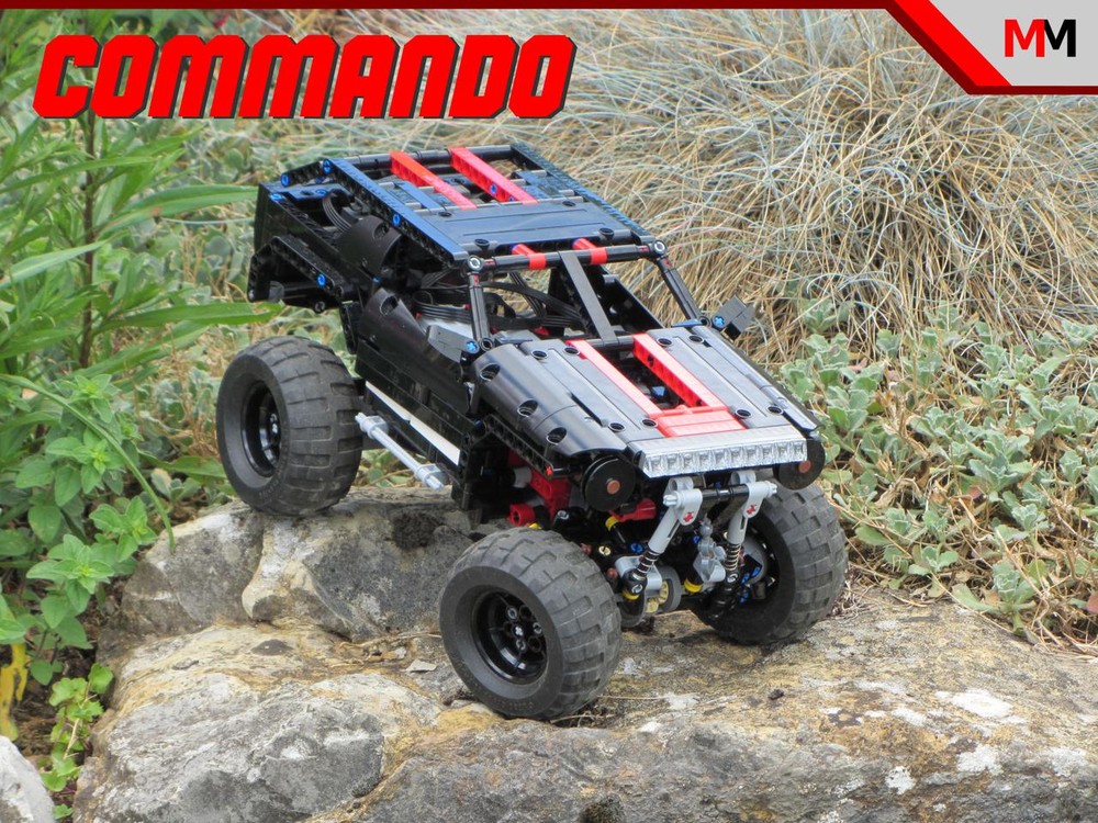 LEGO MOC //COMMANDO// winch by johnnym | Rebrickable - Build with LEGO