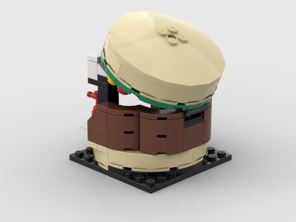 LEGO MOC MOC - Burger Stall RCT2 by limeoz46 | Rebrickable - Build with ...
