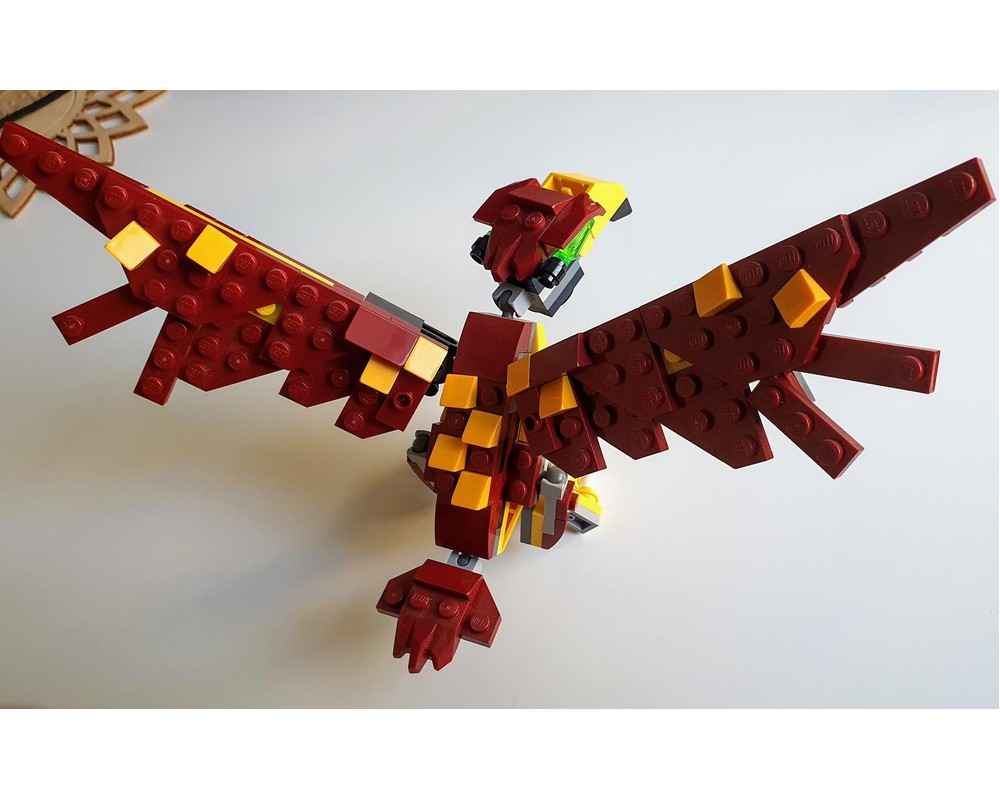 Lego Moc Mythical Eagle By Kamila Rebrickable Build With Lego