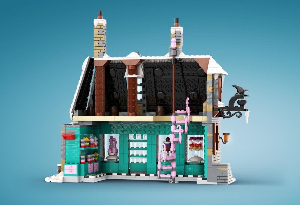 LEGO MOC Lego Hogsmeade (HoneyDukes) by MartinDesign | Rebrickable - Build with LEGO