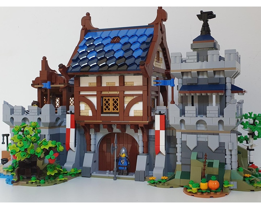 LEGO MOC Medieval Castle Gate by Gr33tje13 | Rebrickable - Build with LEGO