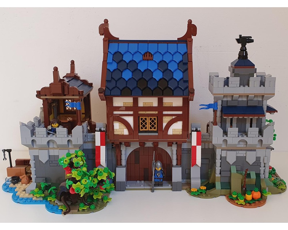 LEGO MOC Medieval Castle Gate by Gr33tje13 | Rebrickable - Build with LEGO
