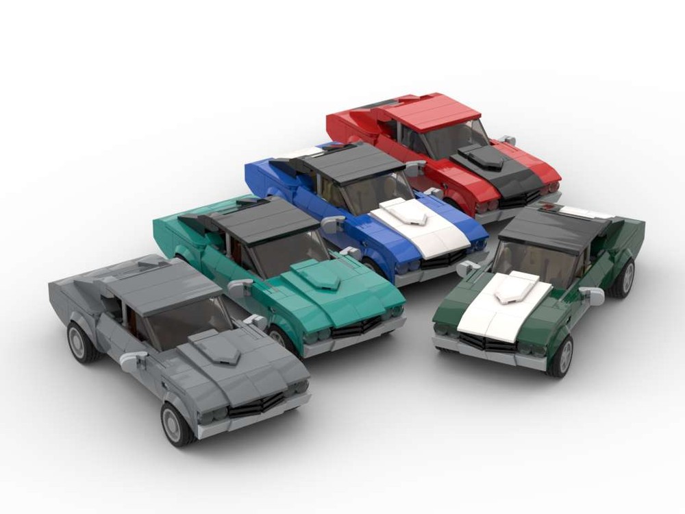 LEGO MOC Bowtie Chevelle - Set of Five Colors by IBrickedItUp ...