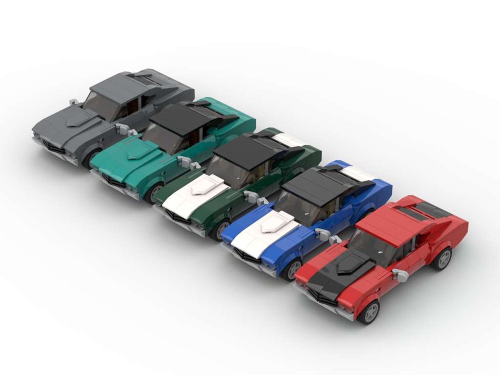 LEGO MOC-114481 Bowtie Chevelle - Set of Five Colors by IBrickedItUp ...