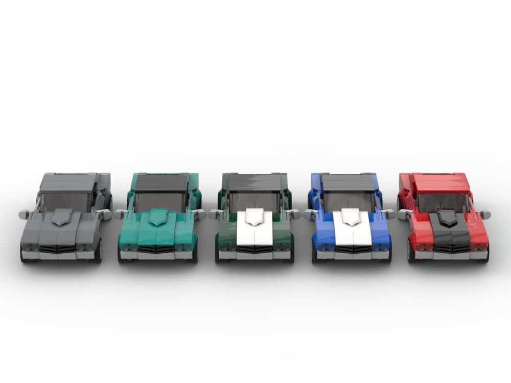 LEGO MOC-114481 Bowtie Chevelle - Set of Five Colors by IBrickedItUp ...