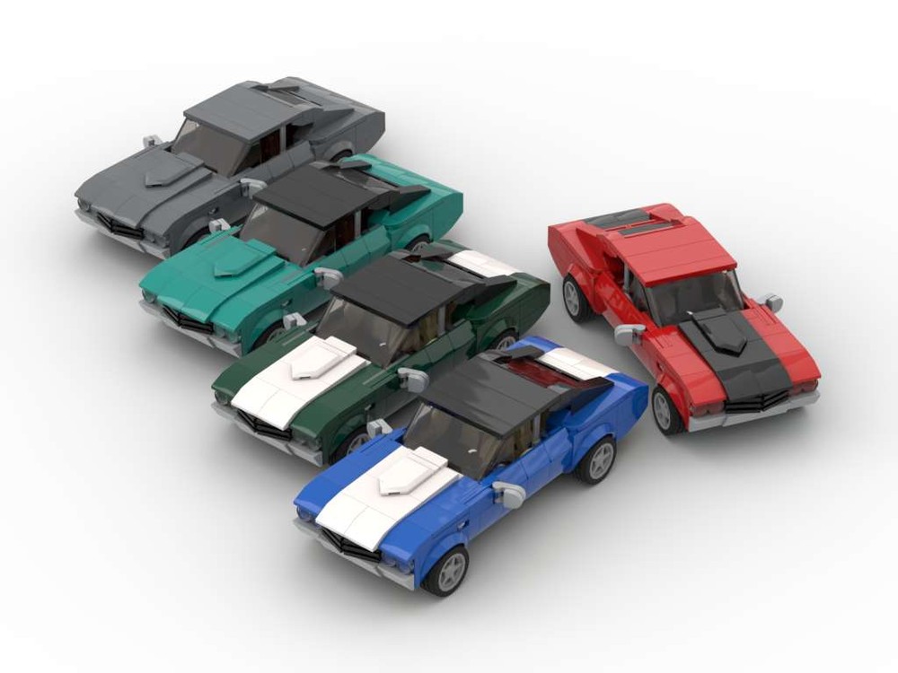 LEGO MOC-114481 Bowtie Chevelle - Set of Five Colors by IBrickedItUp ...